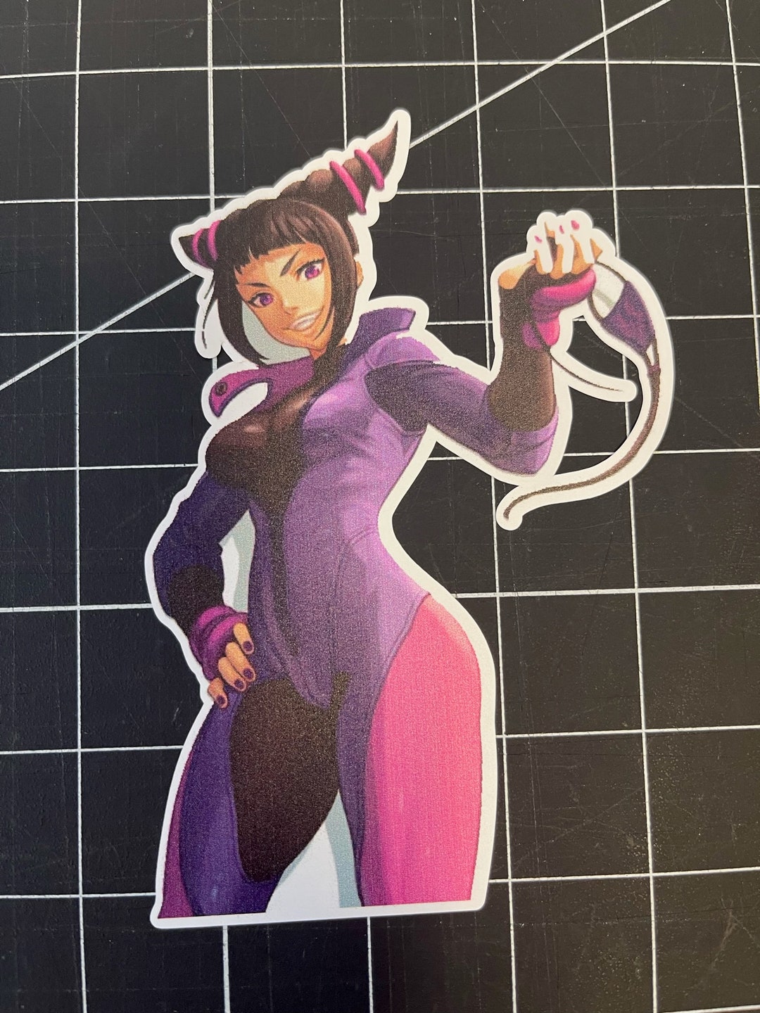 Juri Han Street Fighter Sticker Decal Laptop Sticker Water Bottle ...