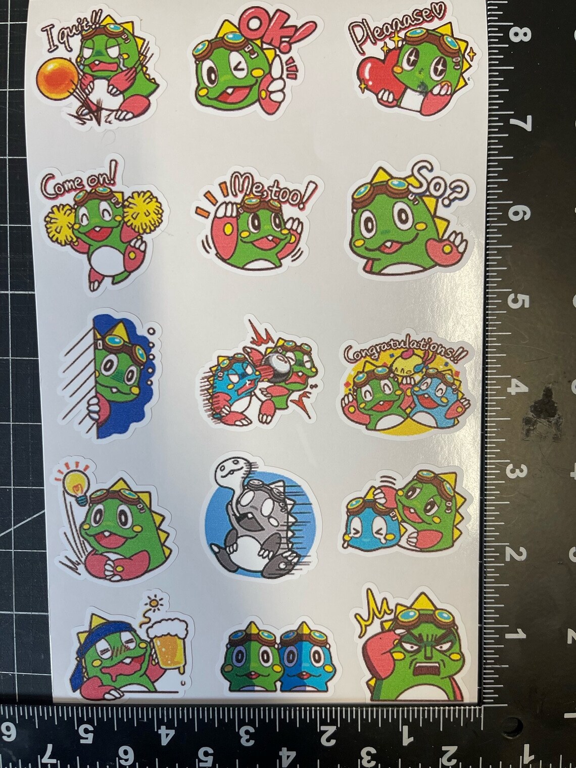 Puzzle Bobble (15 Sticker Sheet) | Classic Arcade Vinyl Sticker, Decal ...