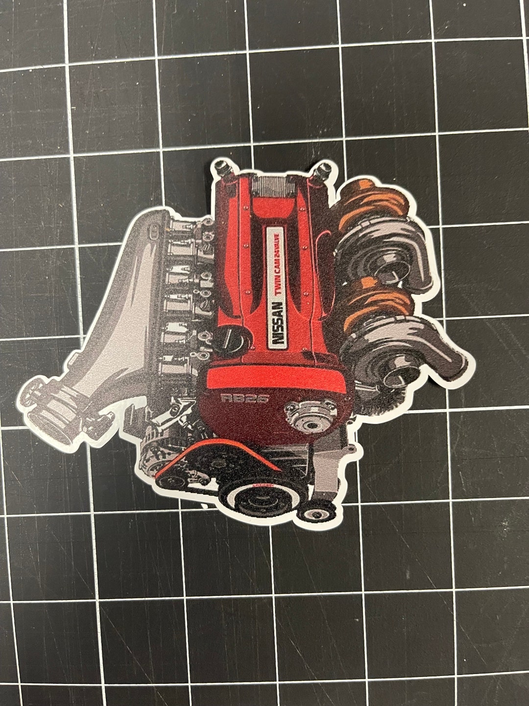 RB26 Skyline Engine Sticker Decal - Etsy