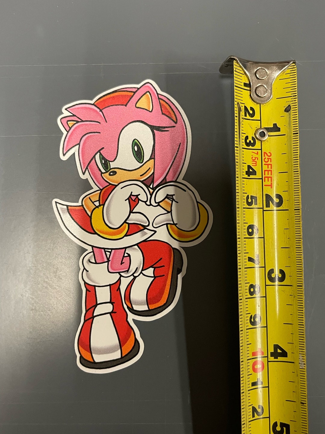 AMY ROSE | Sonic the Hedgehog Sticker, Decal, Laptop Sticker, Water ...