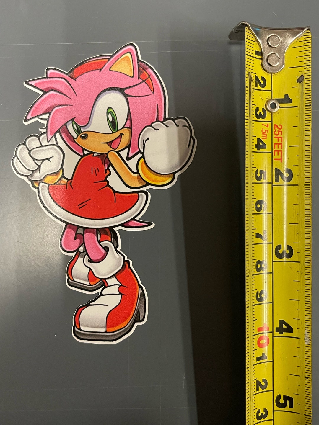 AMY ROSE | Sonic the Hedgehog Sticker, Decal, Laptop Sticker, Water ...