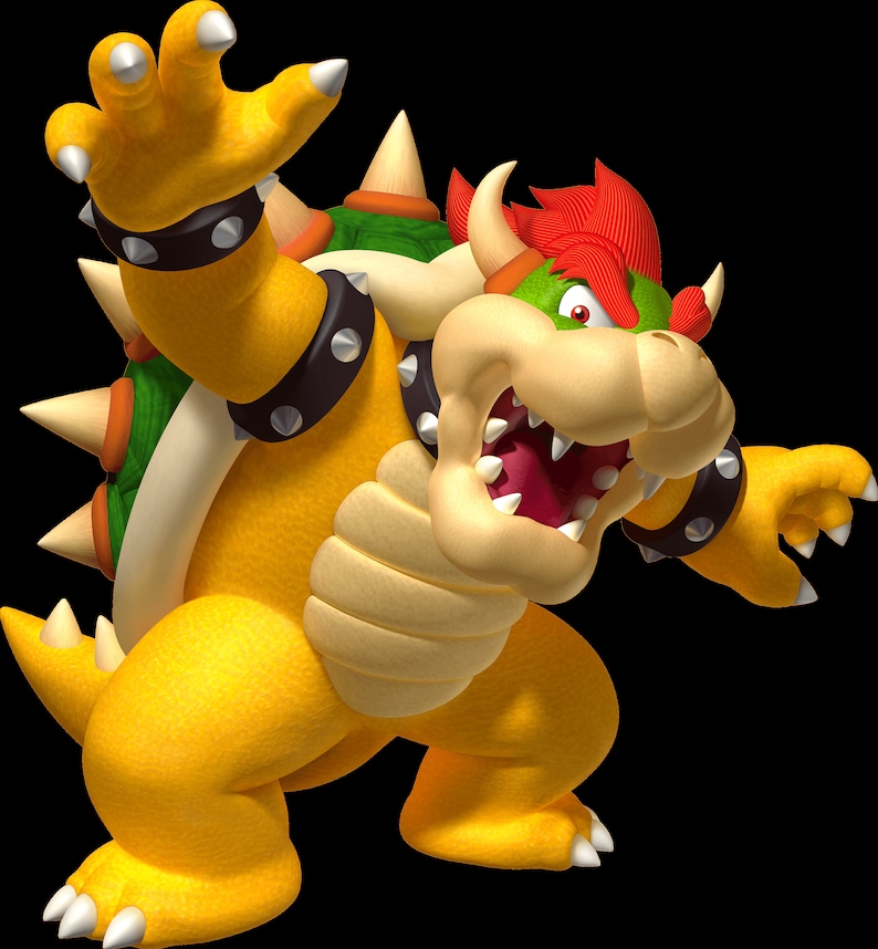 King Bowser | Super Mario Bros Sticker, Decal, Laptop Sticker, Water ...