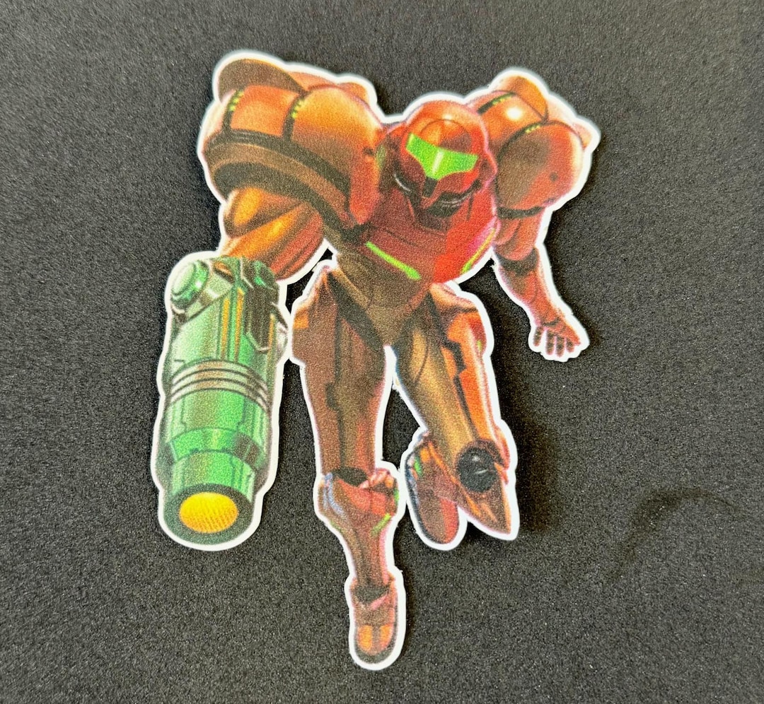 Metroid Samus, Samus Sticker, Og Metroid Classic Gaming - Etsy