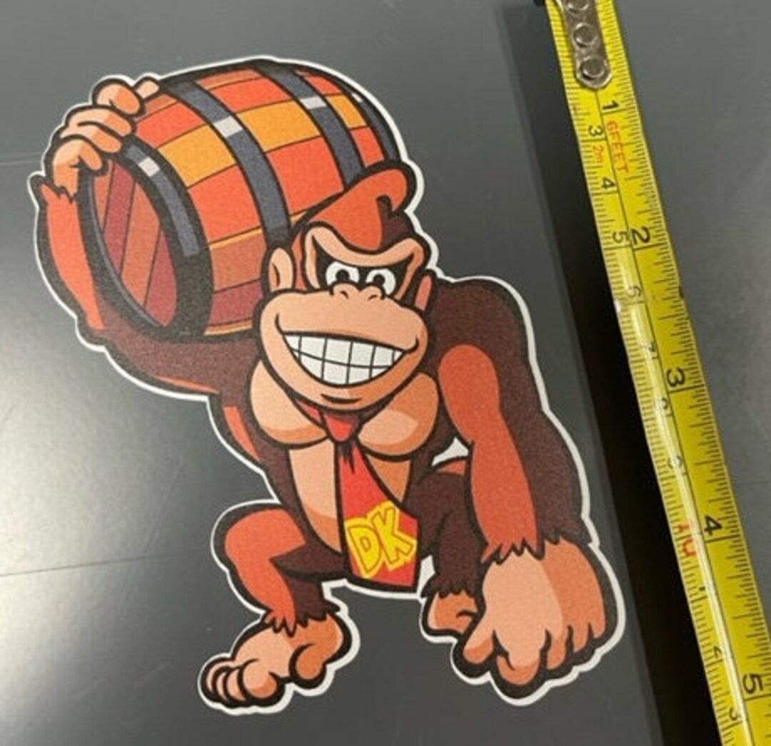 Donkey Kong | Classic Arcade Vinyl Sticker, Decal, Laptop Sticker ...