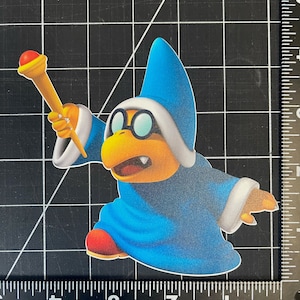 KAMEK | Super Mario Bros Sticker, Decal, Laptop Sticker, Water Bottle ...