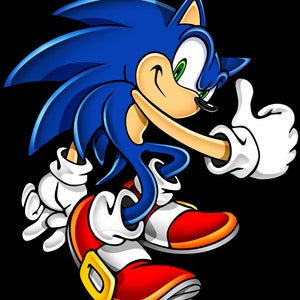 Sonic | Sonic the Hedgehog Sticker, Decal, Laptop Sticker, Water Bottle ...