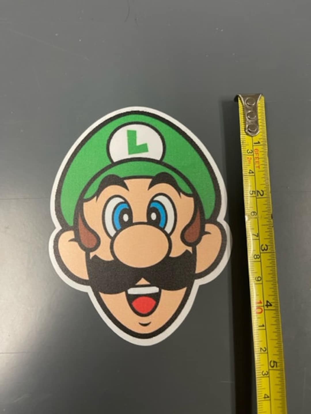 Luigi | Super Mario Bros Sticker, Decal, Laptop Sticker, Water Bottle Sticker, Free Shipping ...