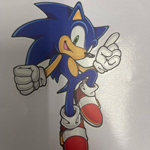 Sonic Wall Decal - Etsy