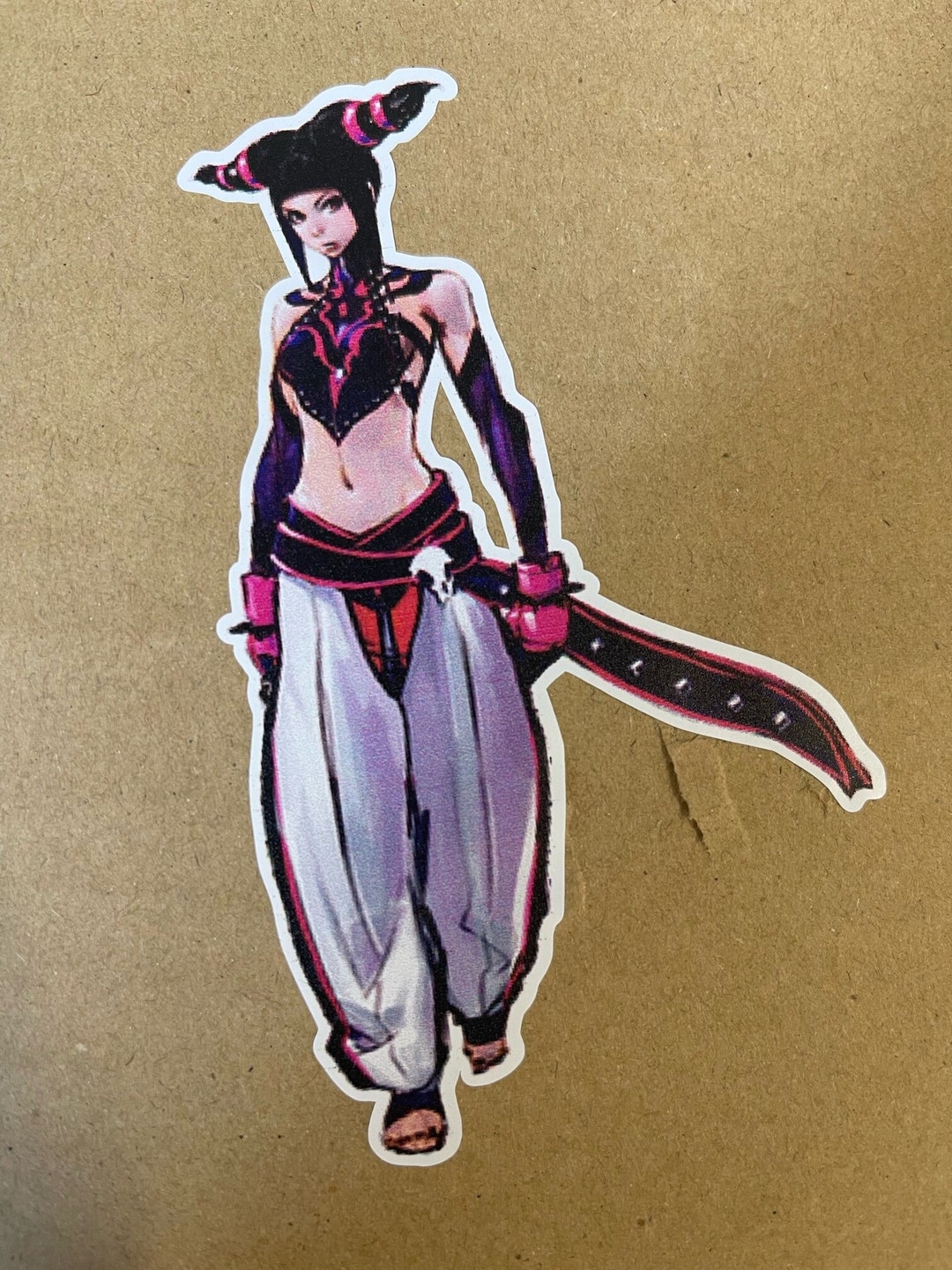 Juri Han Street Fighter Sticker Decal Laptop Sticker Water Bottle ...
