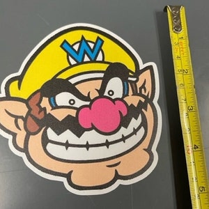 Wario Sticker Nintendo Fan Art Vinyl Decal Retro Gamer Gift for Him ...