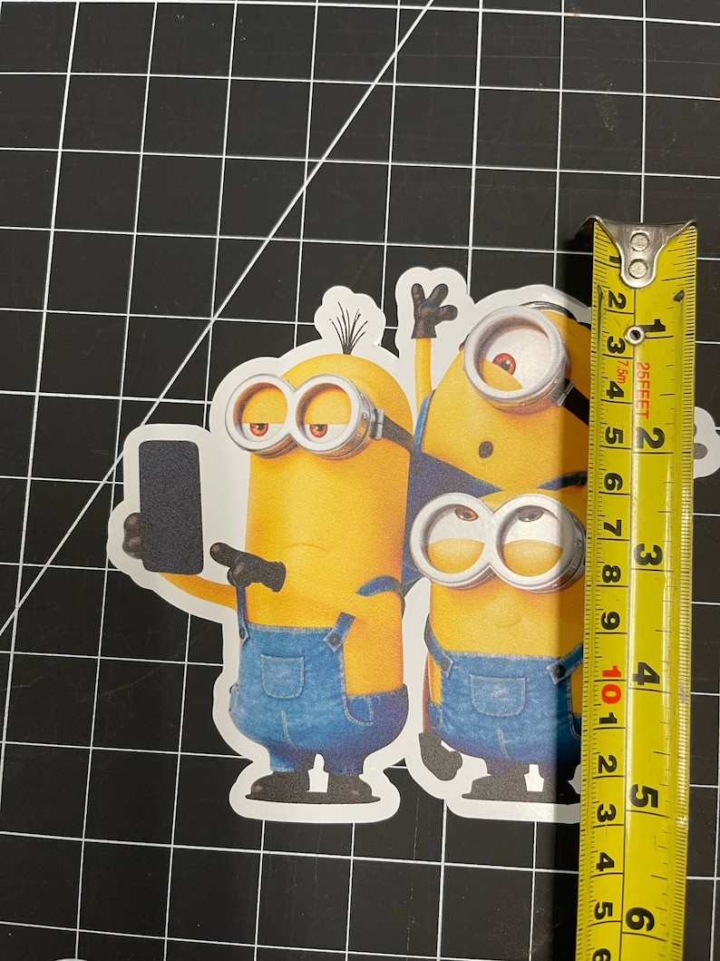Minion Despicable Me Sticker, Minion Sticker, Laptop Sticker, Water ...