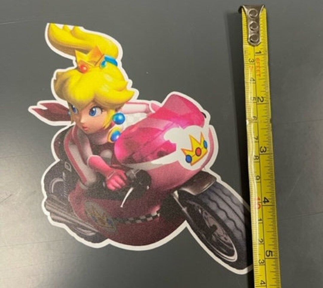 Princess Peach Sticker | Super Mario Bros Sticker, Decal, Laptop ...