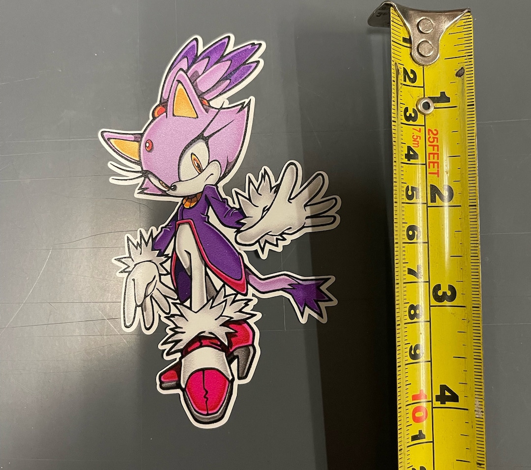 Blaze | Sonic the Hedgehog Sticker, Decal, Laptop Sticker, Water Bottle ...