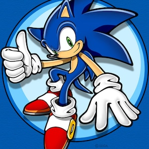 Sonic | Sonic the Hedgehog Sticker, Decal, Laptop Sticker, Water Bottle ...