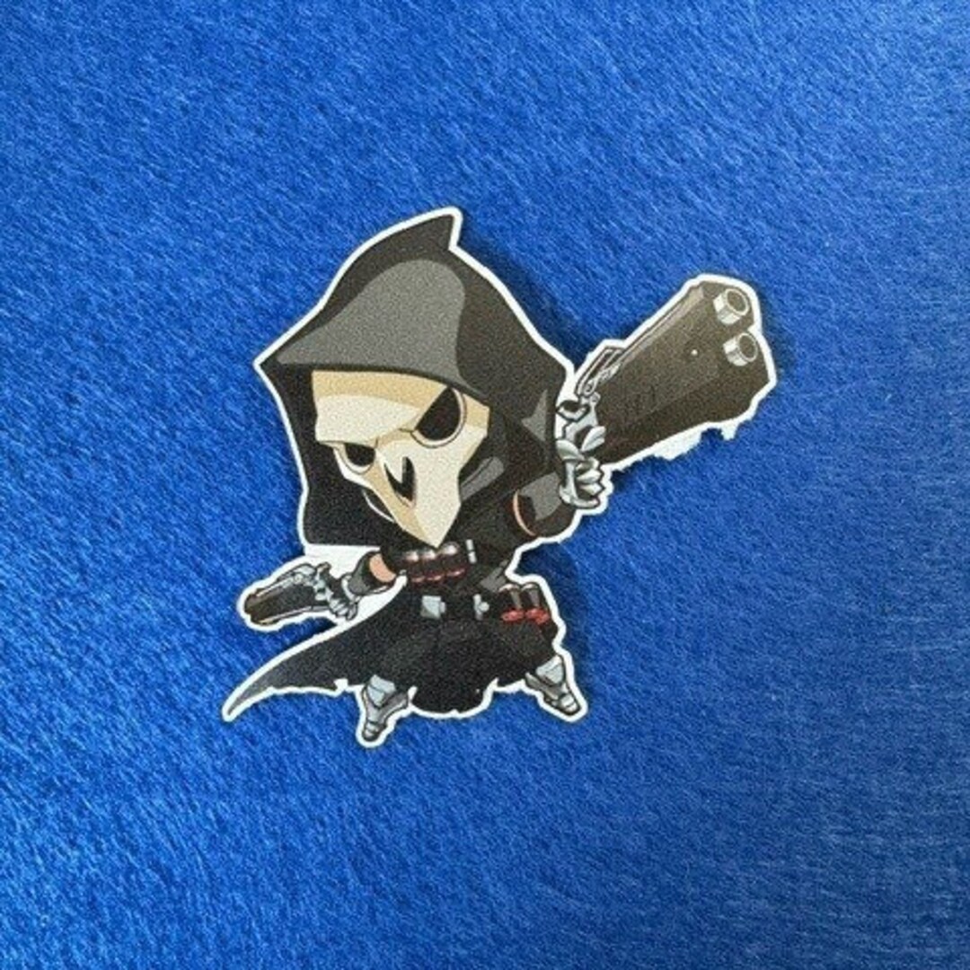 Reaper Decal D Va Sticker, Overwatch Baby Reaper Water Bottle Sticker ...