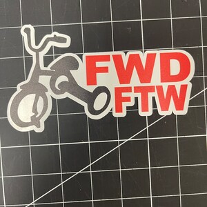 FWD FTW Sticker Car Decal JDM Decals Japanese Car Decals - Etsy