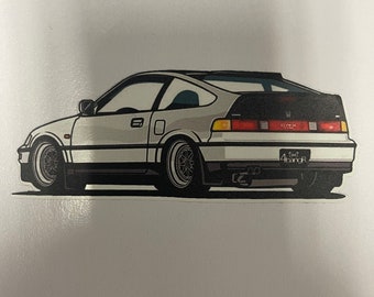 Honda Crx Art - Etsy