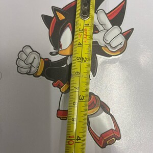 Shadow | Sonic the Hedgehog Sticker, Decal, Laptop Sticker, Water ...