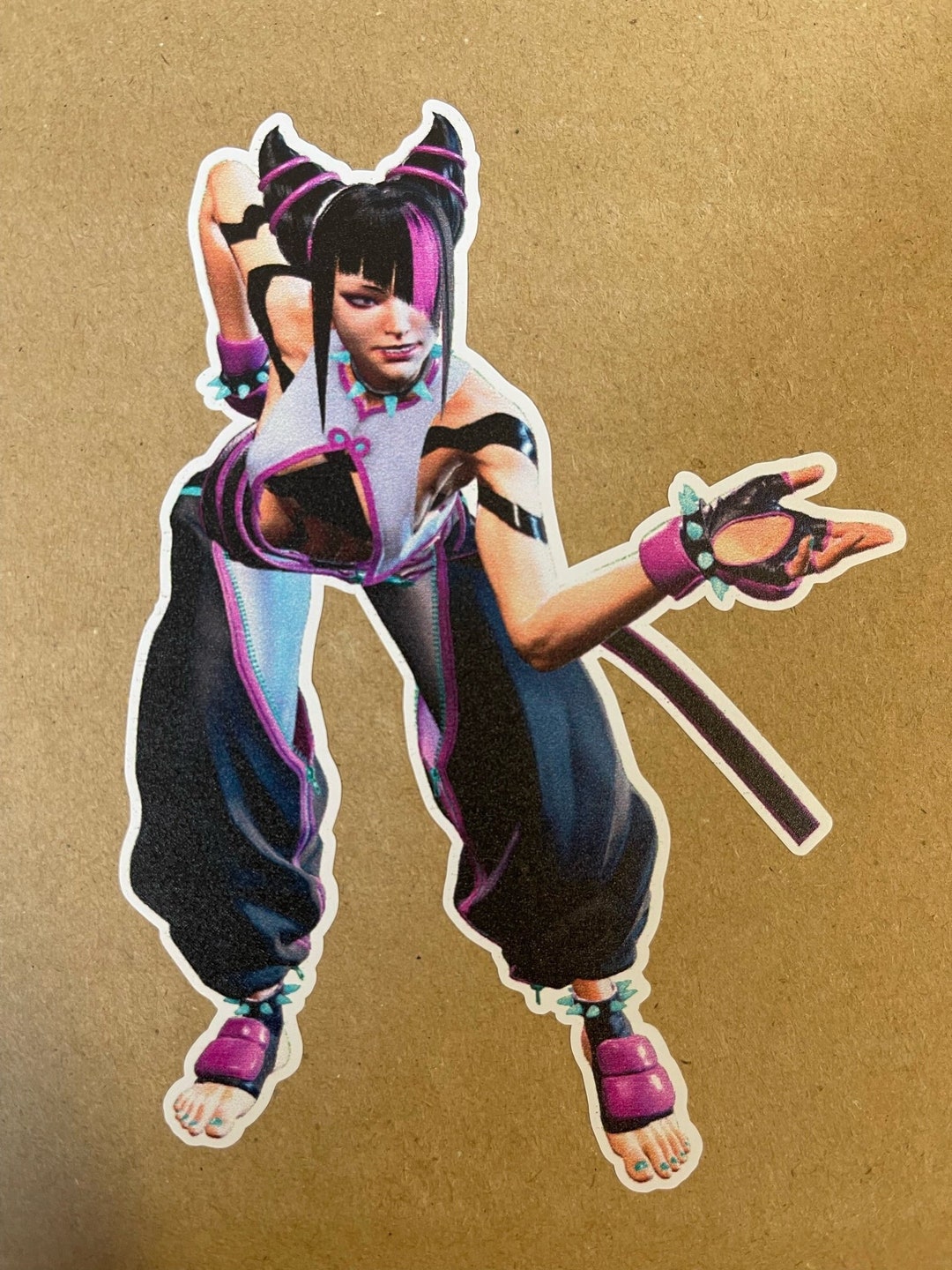 Juri Han Street Fighter Sticker Decal Laptop Sticker Water Bottle ...