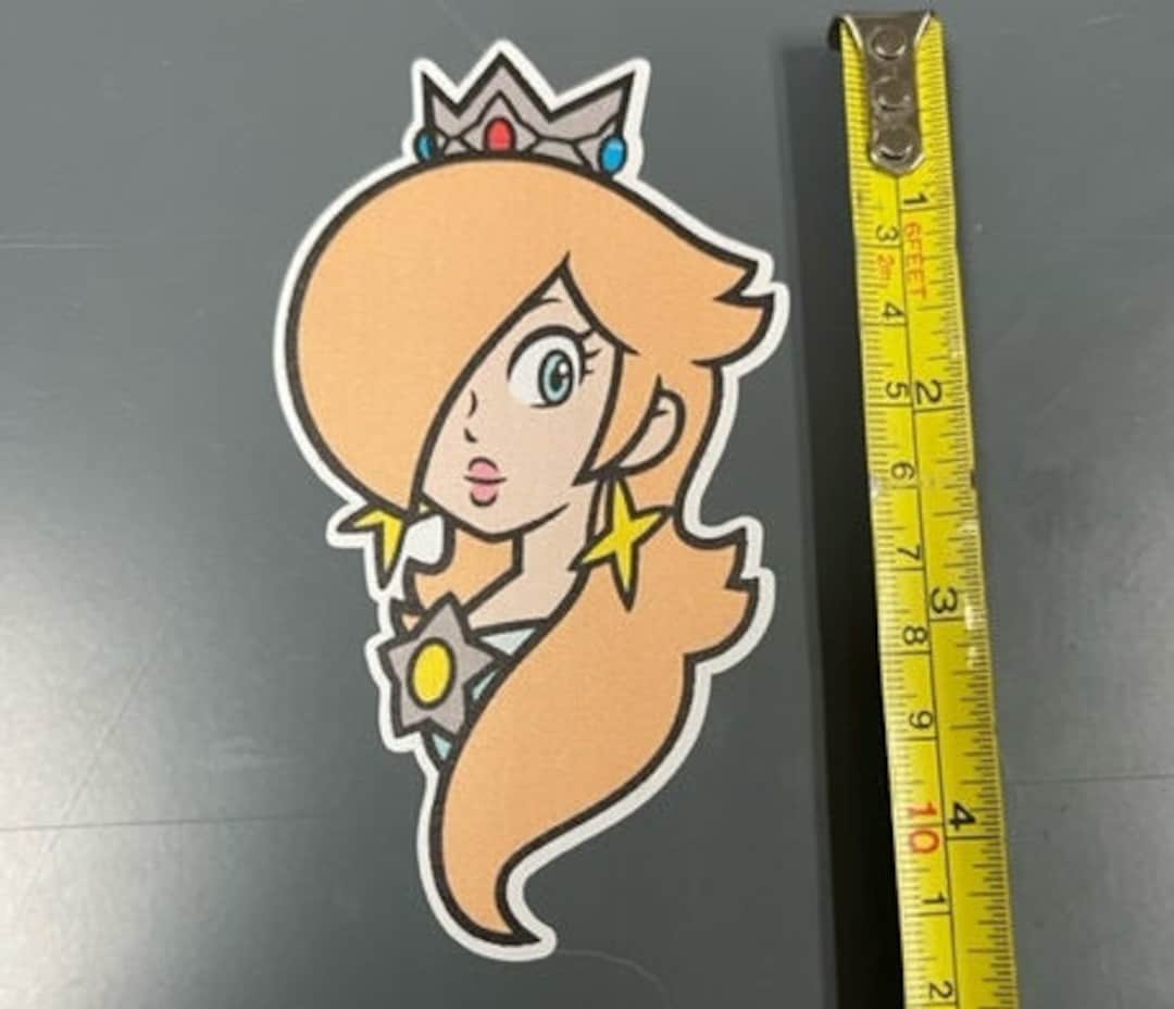 Princess Daisy, Super Mario Bros Sticker, Decal, Laptop Sticker, Water ...