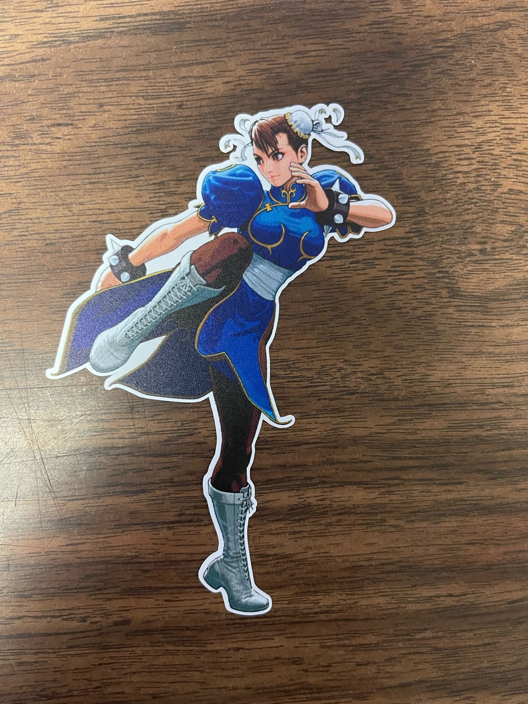 Chun-li Street Fighter Vinyl Sticker, Decal, Laptop Sticker, Water ...