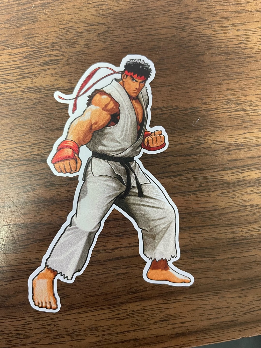 RYU Street Fighter Sticker Decal Laptop Sticker Water Bottle Sticker ...