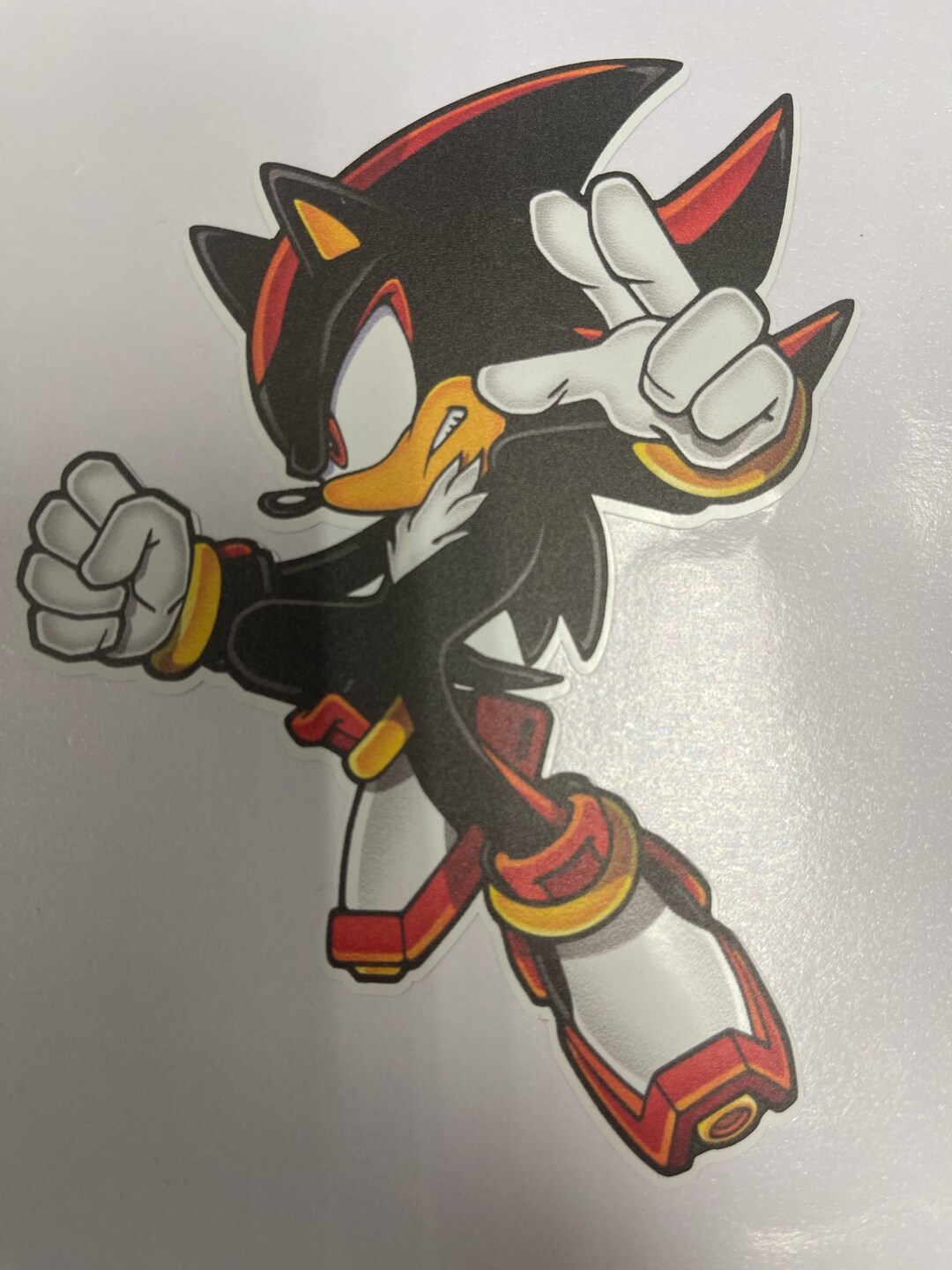 Shadow | Sonic the Hedgehog Sticker, Decal, Laptop Sticker, Water ...