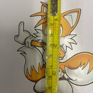 Tails | Sonic the Hedgehog Sticker, Decal, Laptop Sticker, Water Bottle ...