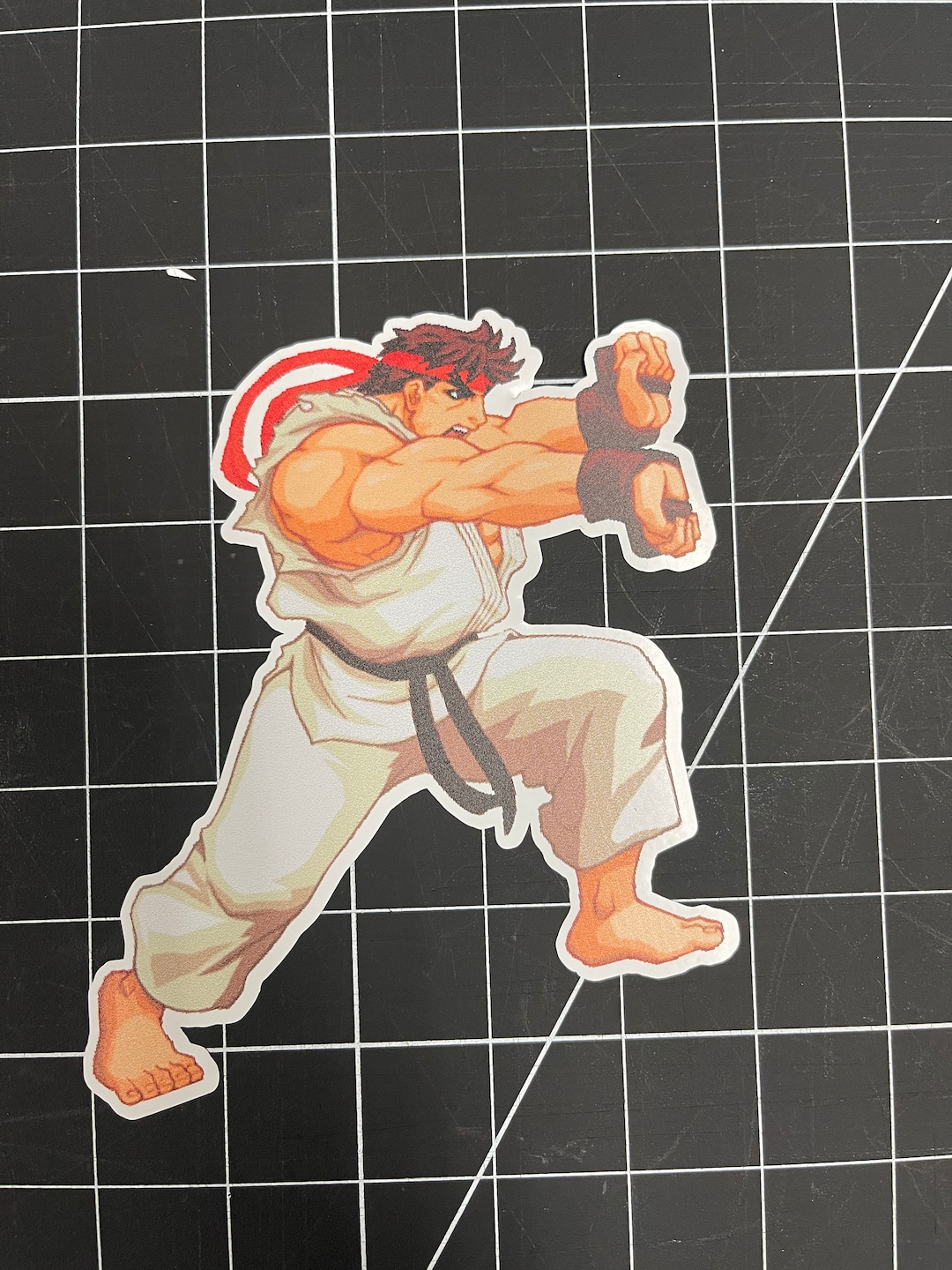 Ryu Shoryuken Street Fighter Sticker Decal Laptop Sticker Water Bottle ...