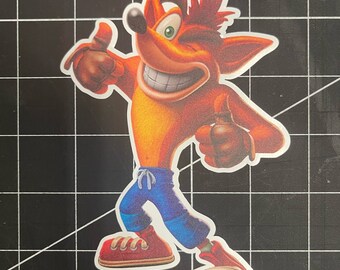 Crash Bandicoot Sticker - Etsy