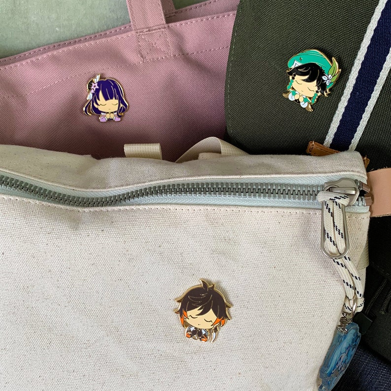 Genshin Impact Wishing Chibi Archons Pin Bundle Series 1: - Etsy Hong Kong