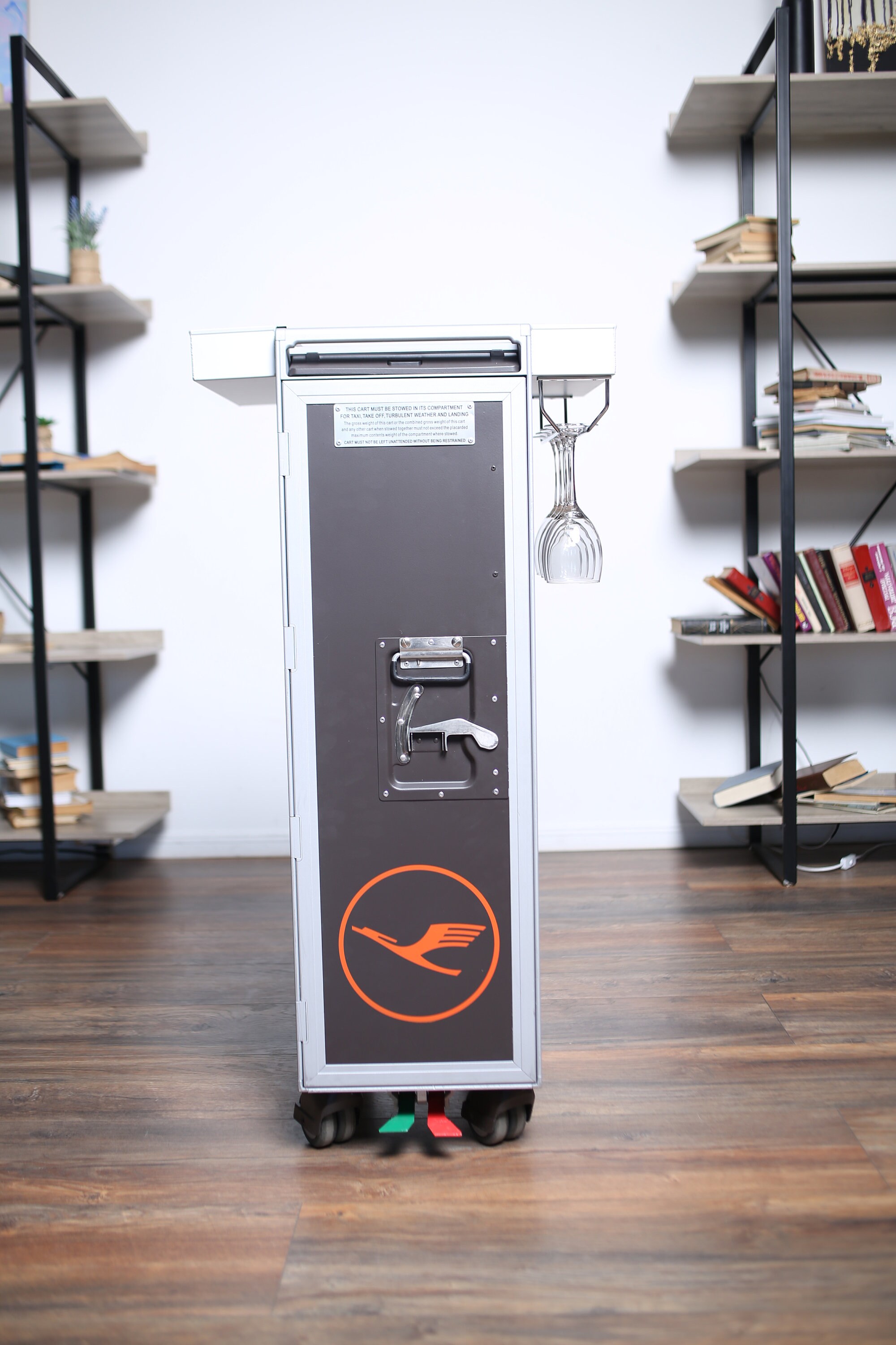 Lufthansa/original Airplane Trolley/home Bar/ Galley Cart - Etsy