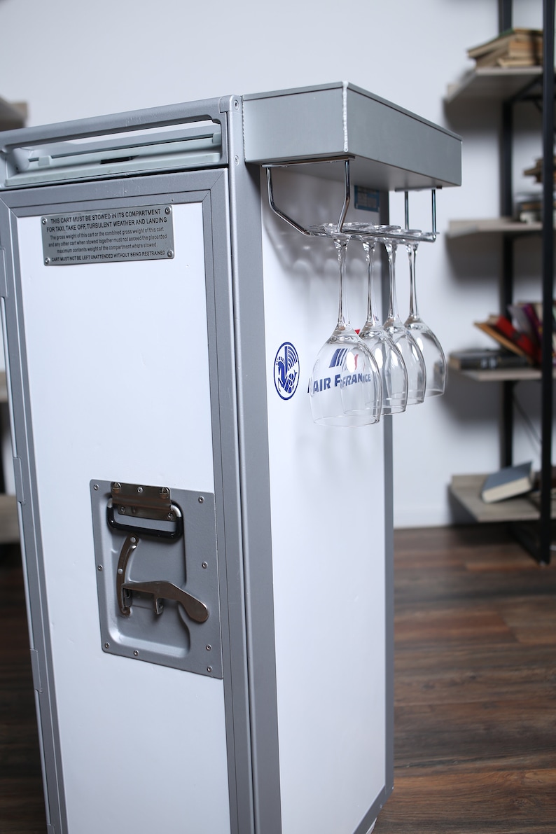 Air France/original Airplane Trolley/home Bar/ Galley Cart - Etsy