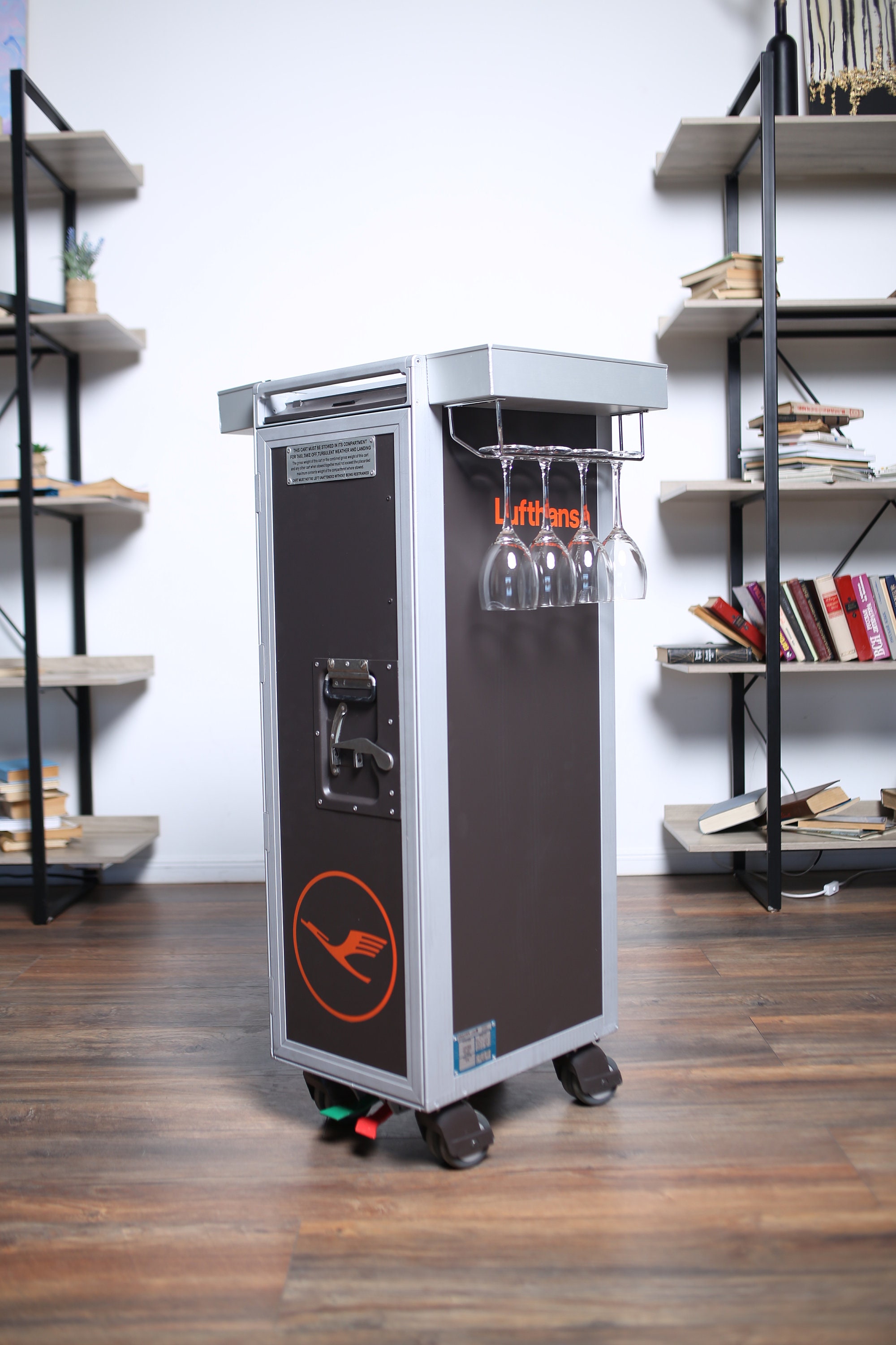 Lufthansa/original Airplane Trolley/home Bar/ Galley Cart - Etsy