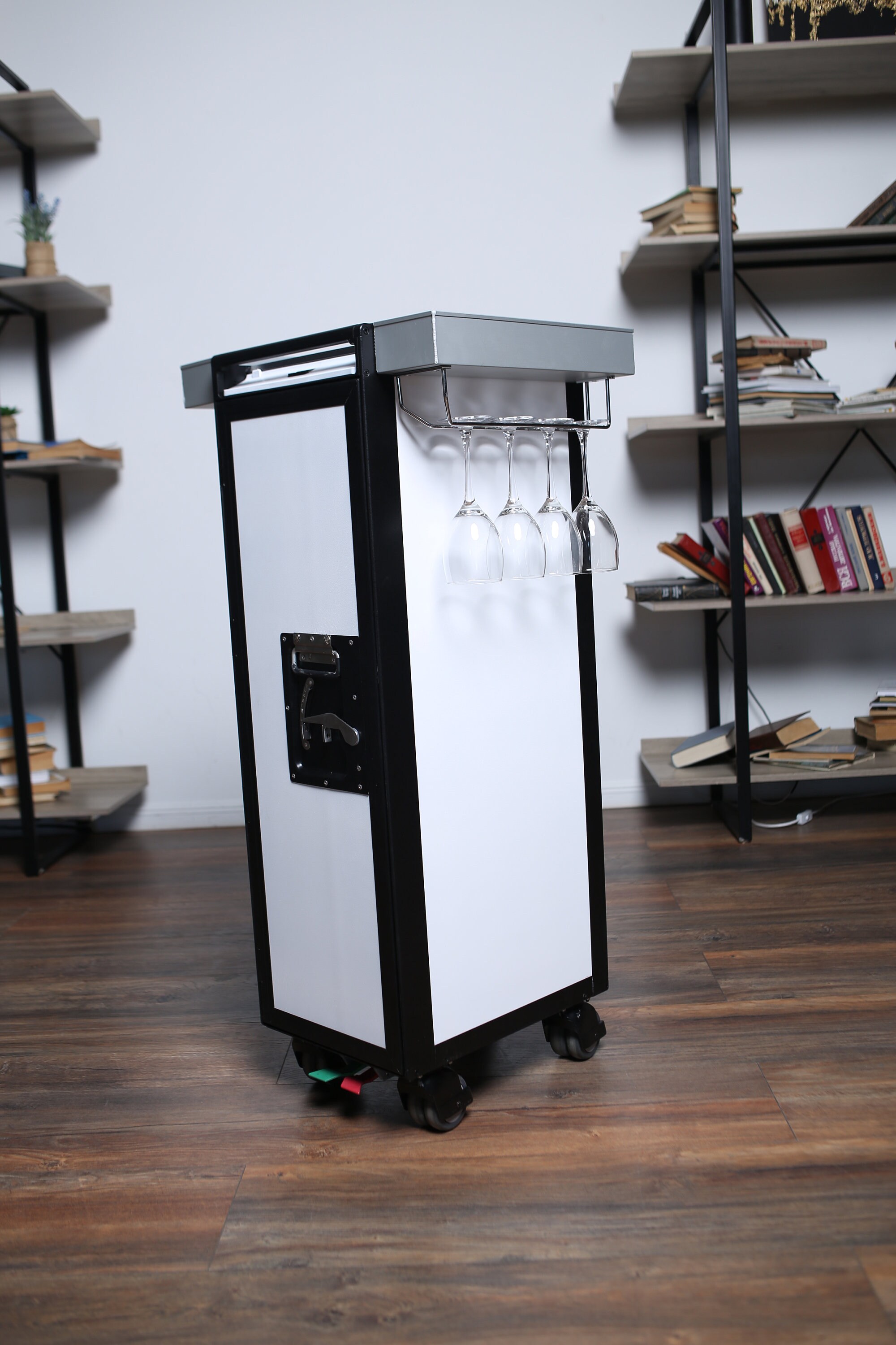 Black & White/original Airplane Trolley/home Bar/ Galley Cart - Etsy