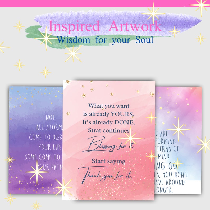 Oracle Cards - Messages From the Universe - Etsy
