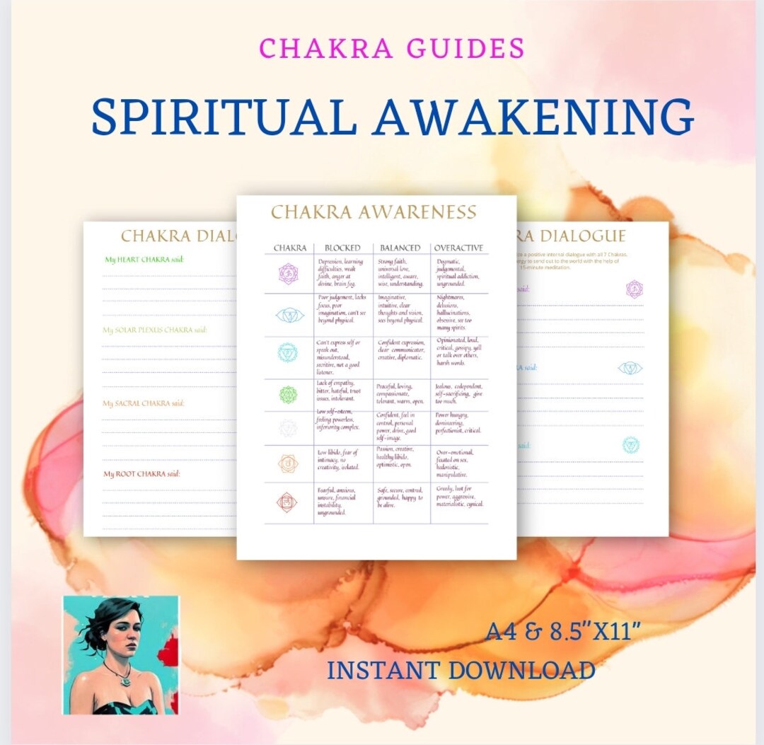 Spiritual Awakening Companion Workbook, Spiritual Healing Journal - Etsy