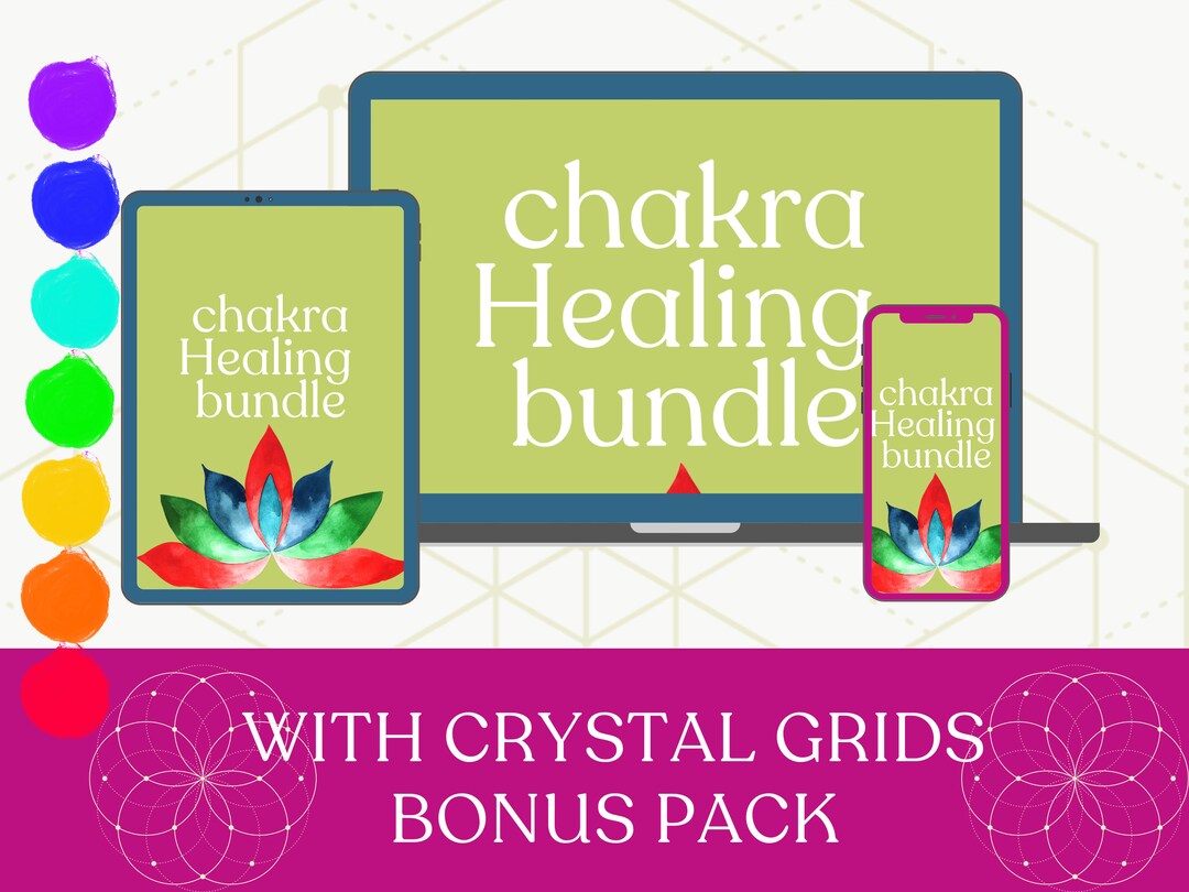 Chakra Healing Bundle Learn the Chakras, Grimoire, Baby Witch, Reiki ...