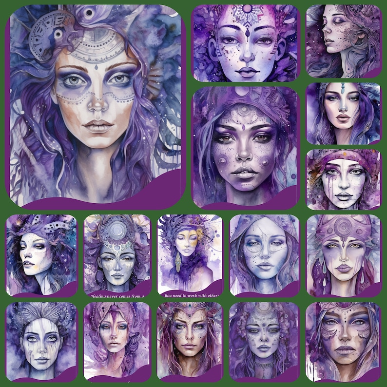 Violet Flame Wisdom Oracle Cards Printable - Etsy