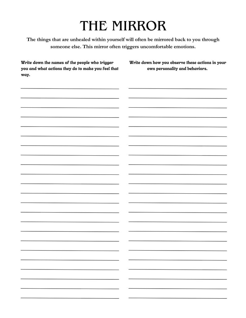 Shadow Work Healing Journal - Etsy