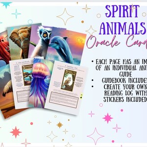 Spirit Animal Oracle Deck With Guidebook, Digital Download Instant Download - Etsy