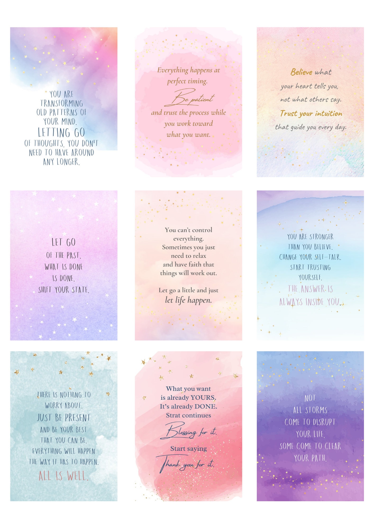 Oracle Cards - Messages From the Universe - Etsy