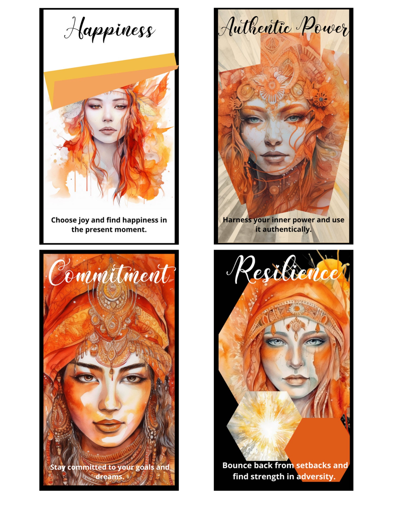 Sun Goddess Printable Oracle Deck - Etsy