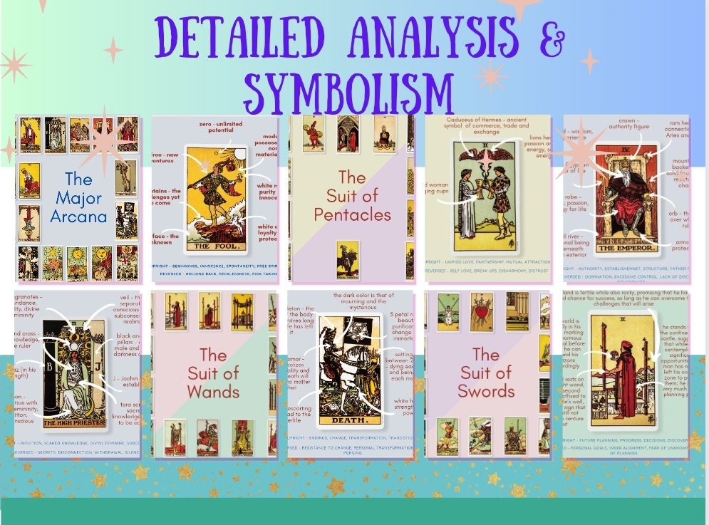 Learn the Tarot! Easily Learn All the Cards! Detailed Tarot Card Study ...