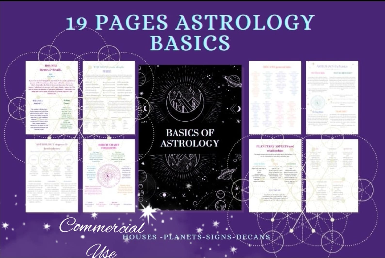 Basics of Astrology, Learn How to Read Birth Charts, Baby Witch PDF ...