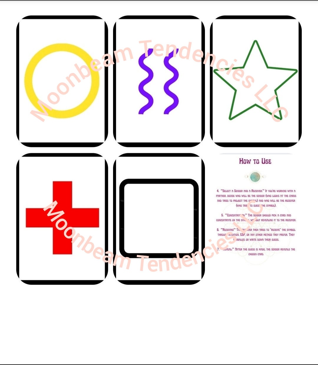 Zener Cards Printable! Psychic & Telepathic Abilities! ESP Training ...