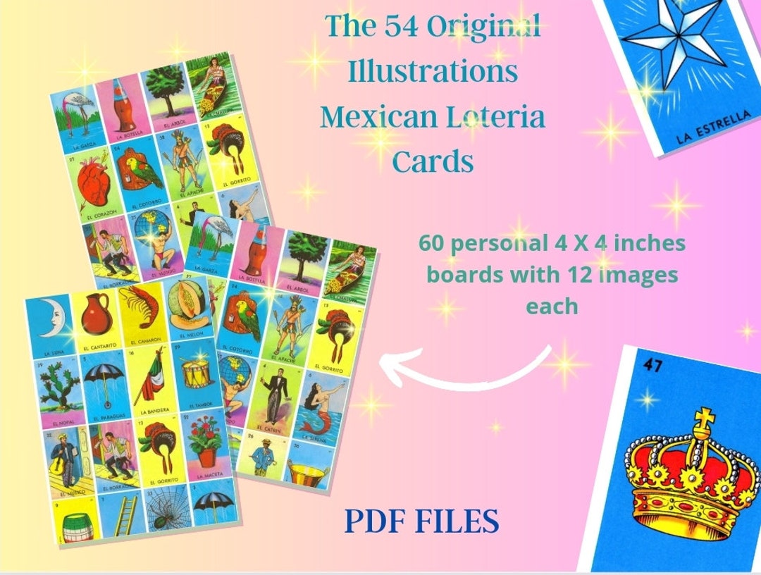 Loteria Mexican Playing Cards, Boards - Etsy UK