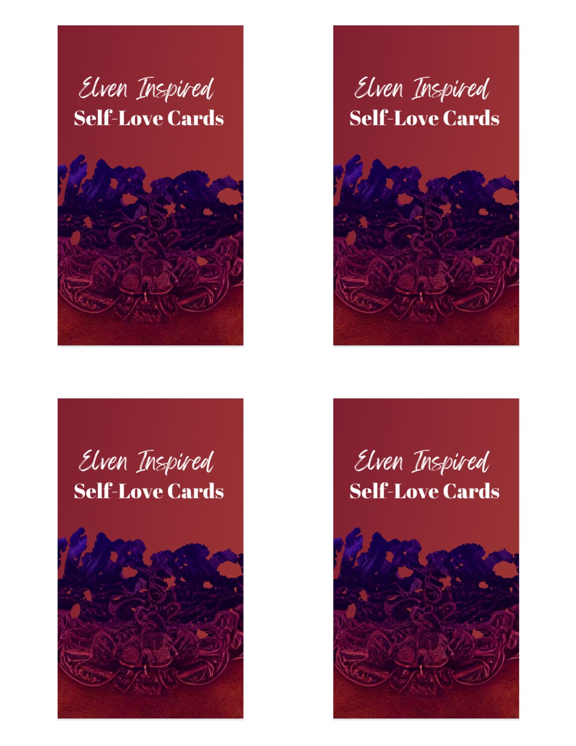 Self Love Oracle Printable Cards - Etsy