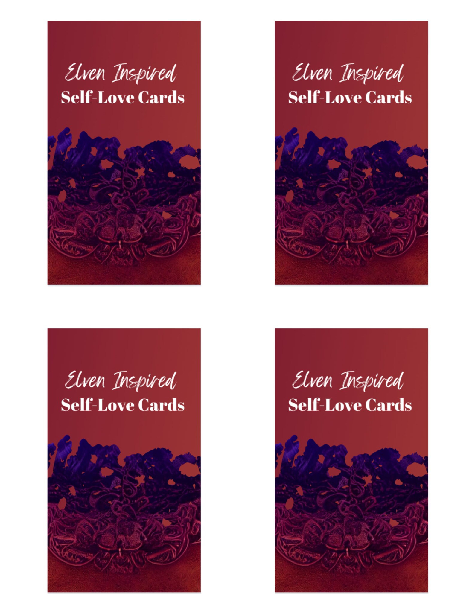 Self Love Oracle Printable Cards - Etsy