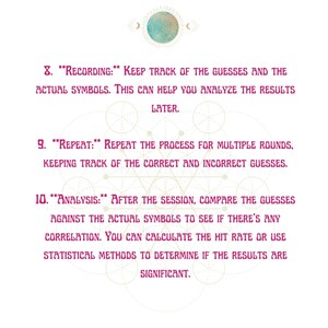 ESP Zener Cards • Test Your Psychic Skills • Printable ESP Training ...